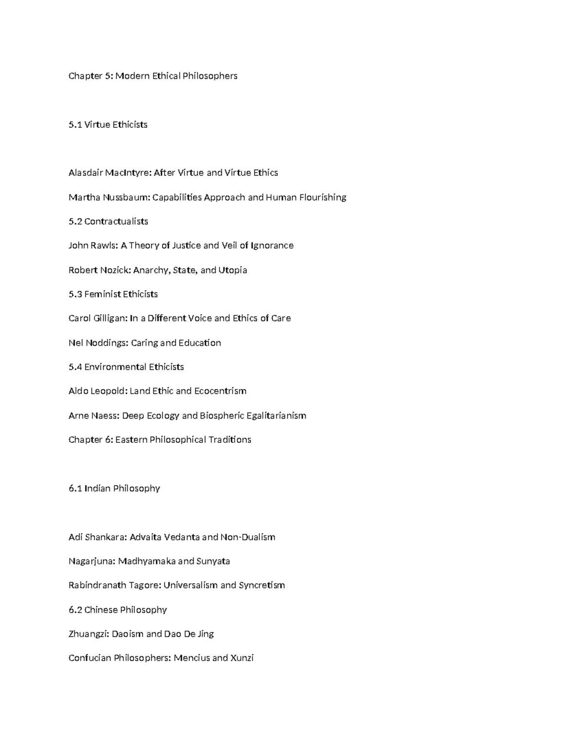 Philosopy II - lesson and learn - Chapter 5: Modern Ethical ...