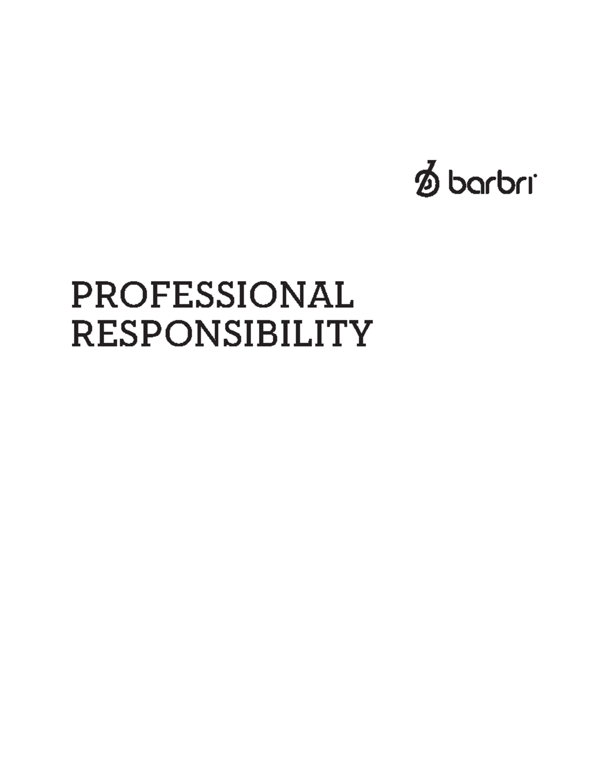 PROF RESP Outline: Key Concepts in Professional Responsibility - Studocu