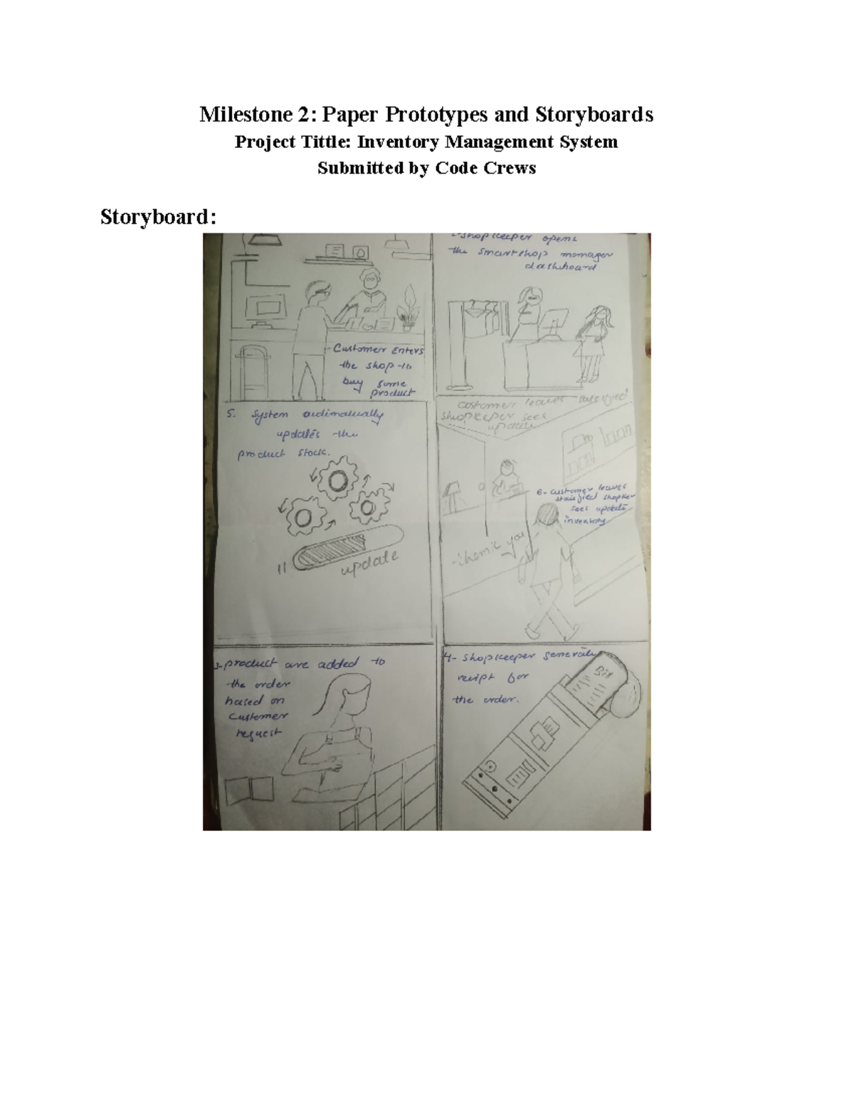CS101: Milestone 2 - Inventory Management System Prototypes Analysis ...
