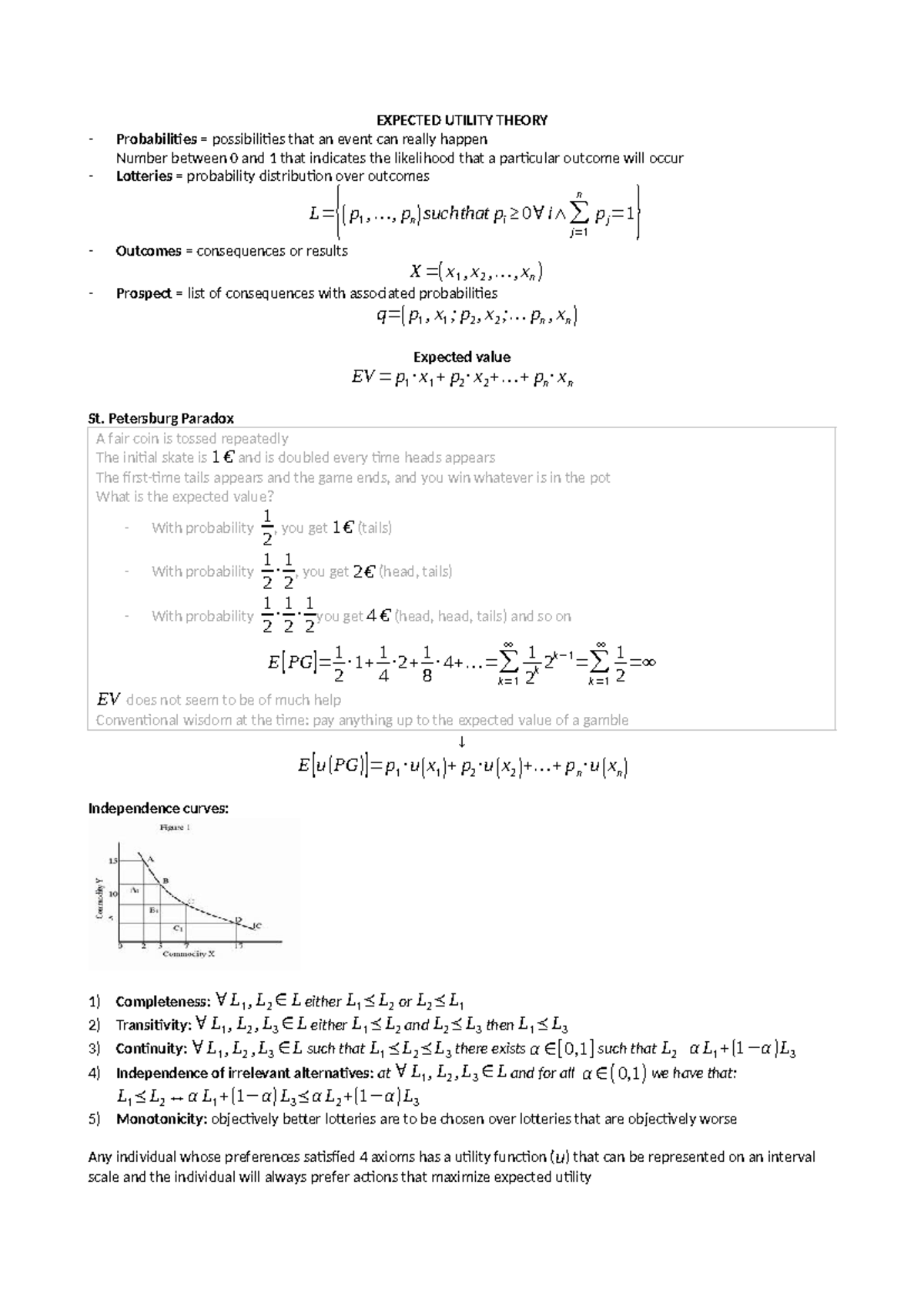 Expected Utility Theory: Key Concepts, Examples & Axioms Explained ...