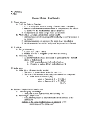 Limiting Reactants - Study Notes & Assignments - Studocu