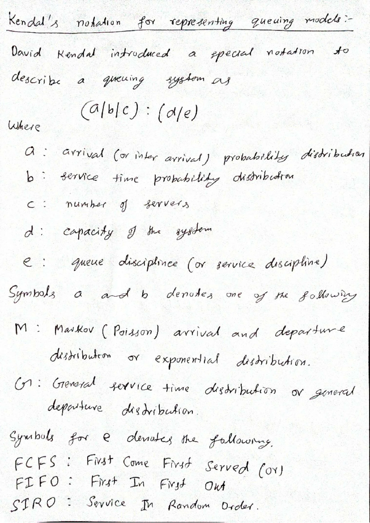 Probability and queueing theory - Basic Definitions Random Experiment: o An experiment, whose ...