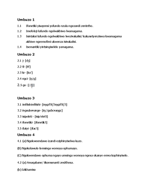 [Solved] chaza ukuba yintoni isibanjalo xoxa ngeendidi zaso uzekelise ...