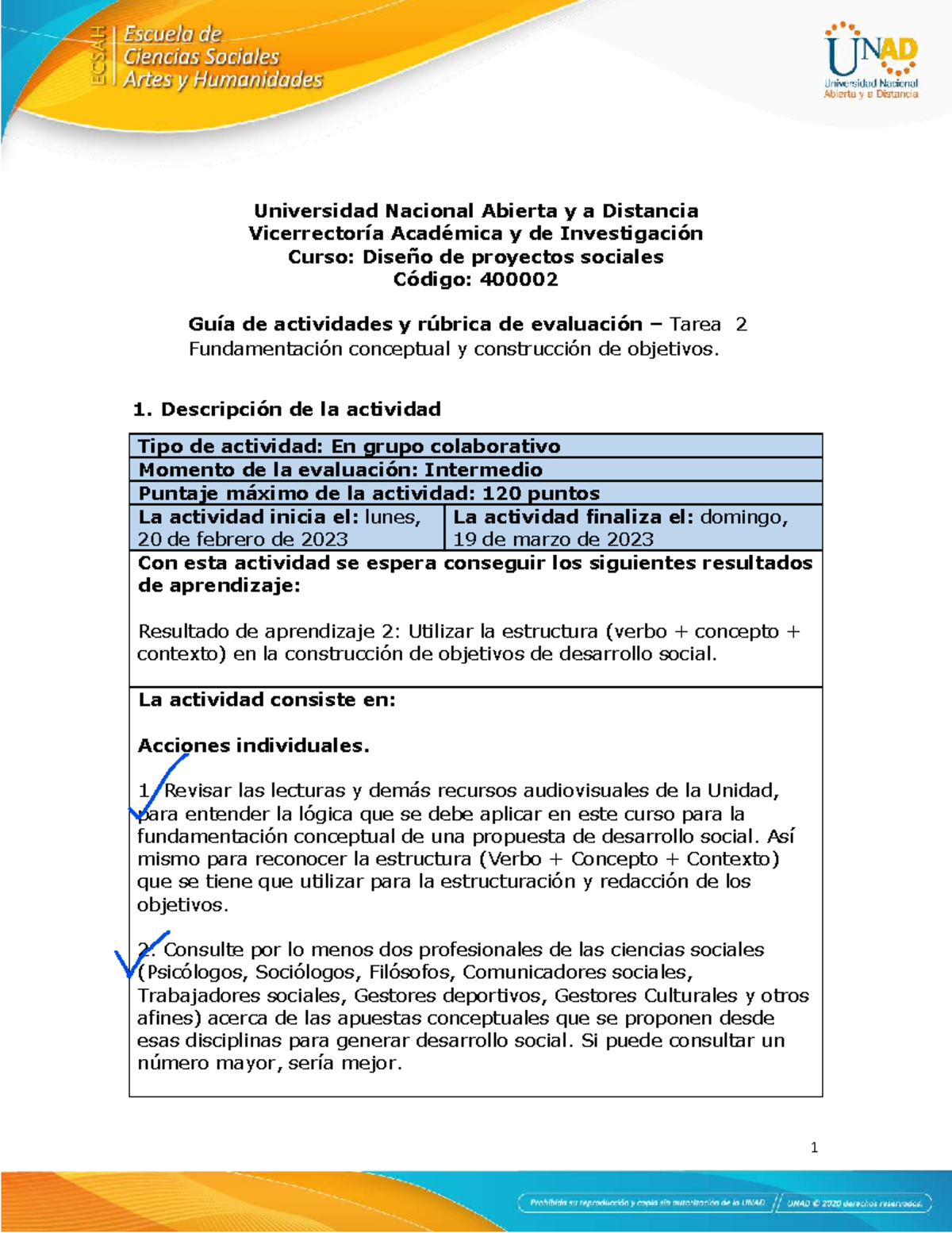 Guía de Actividades y Rúbrica de Evaluación - Tarea 2 - Diseño de ...