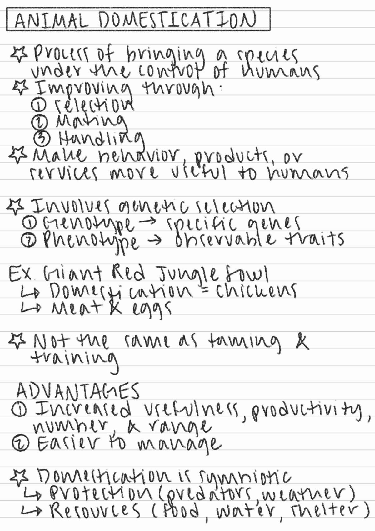 (ANSC 205) Animal Domestication and Its Impact on Humans: Exam 1 Review ...