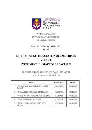 CTU 101 Assignment - ctu101 - UiTM CAWANGAN PERLIS AKADEMI PENGAJIAN ...