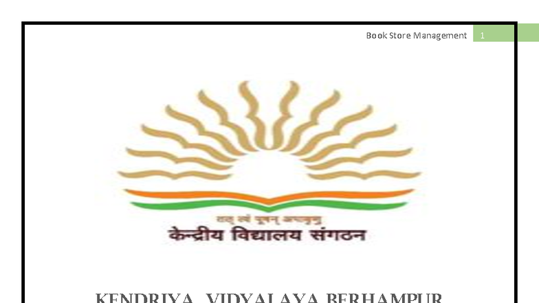 Book Store Management System Project - Class XII CS 2023 - Studocu