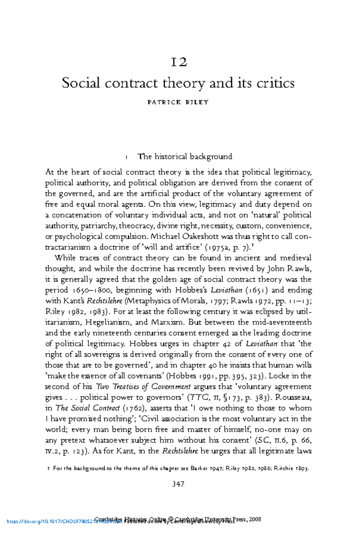 Social contract theory and its critics - On this view, legitimacy and ...