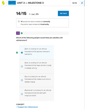 [Solved] Share a current news example of something you think is an ...