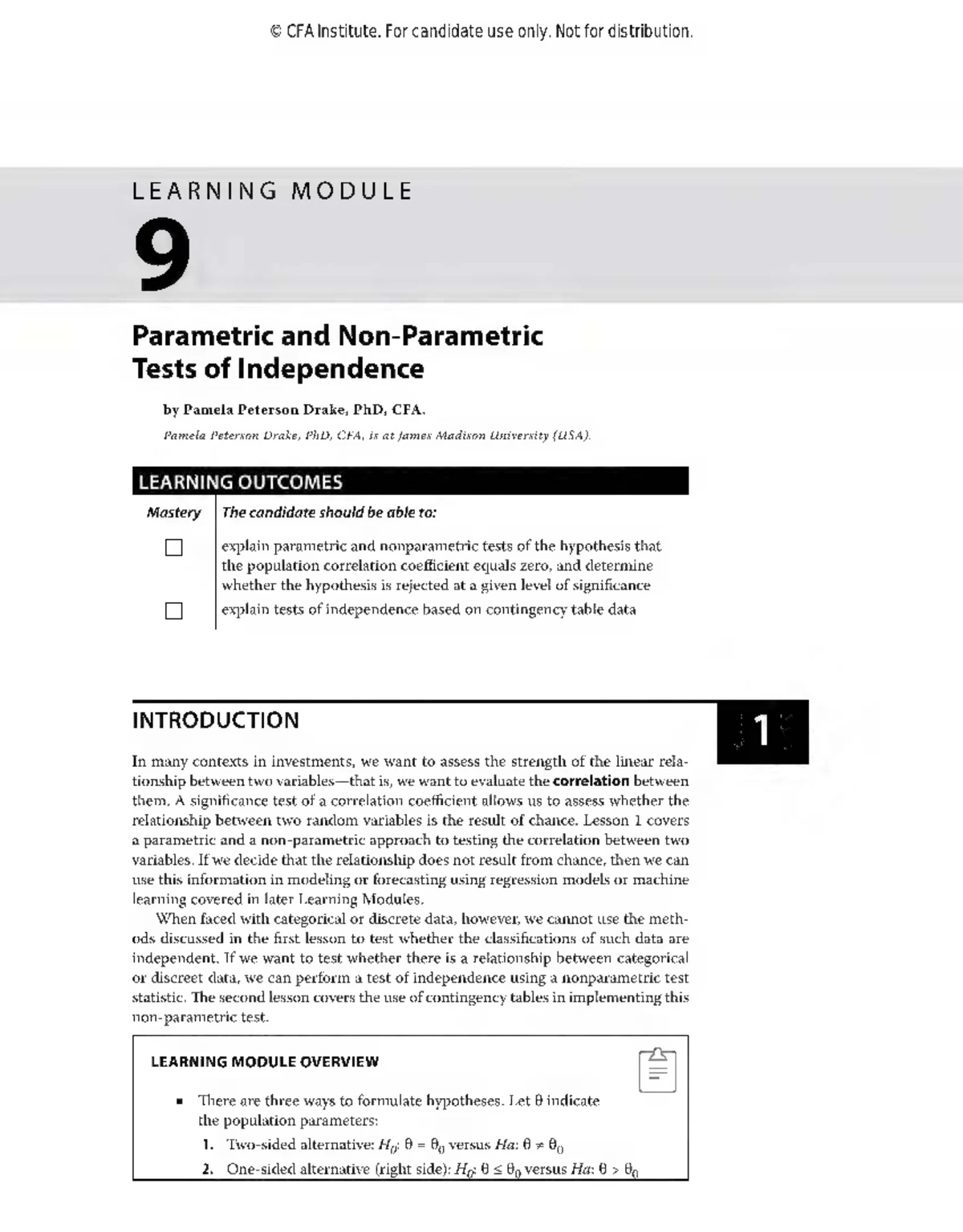 CFA LV1 2025 - Learning Module on Simulation Methods and Bootstrapping - Studocu