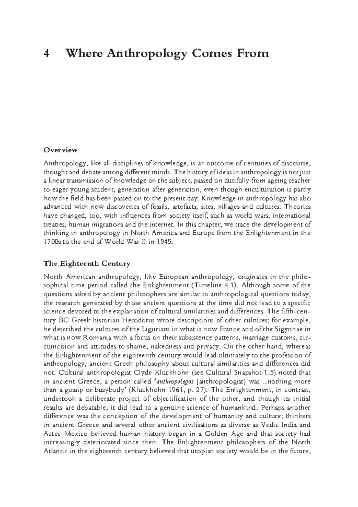 Where Anthropology Comes From: Enlightenment to Early 20th Century ...