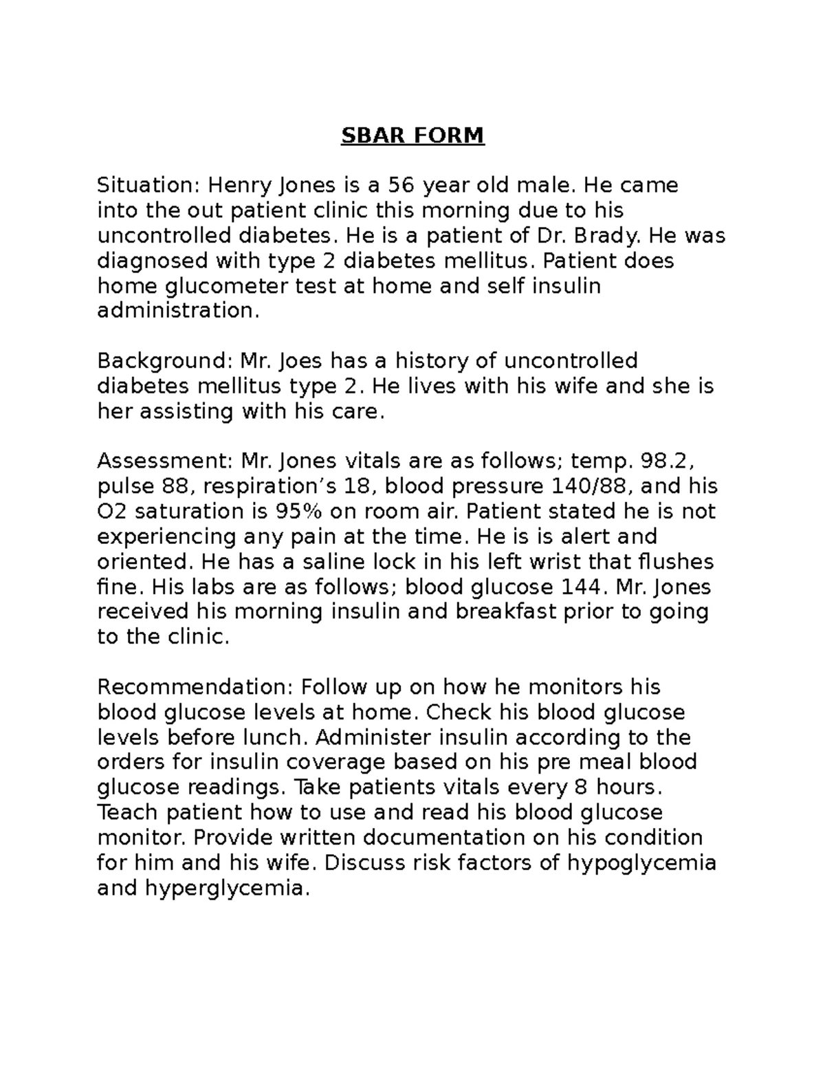 Case study (The Surgical Client) - atitesting ©2021 Assessment ...