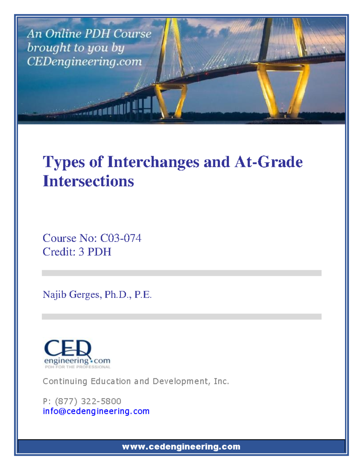 Comprehensive Guide to C 03 - 074: Types of Interchanges & At-Grade Intersections - Studocu