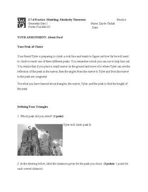 Geometry unit 8 right triangles trigonometry homework key 2022-2023 ...