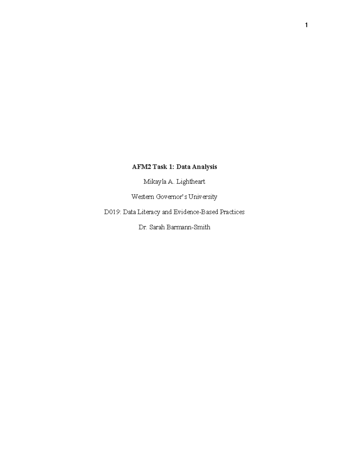 (D019) Task 1: Data Analysis of 7th Grade RISE Reading Proficiency ...