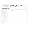 Final Exam Practice for Anatomy and Physiology II Flashcards Quizlet ...