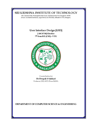 BBOC407 - Course Handout - BBOK 407 BIOLOGY FOR ENGINEERS (CSE ...