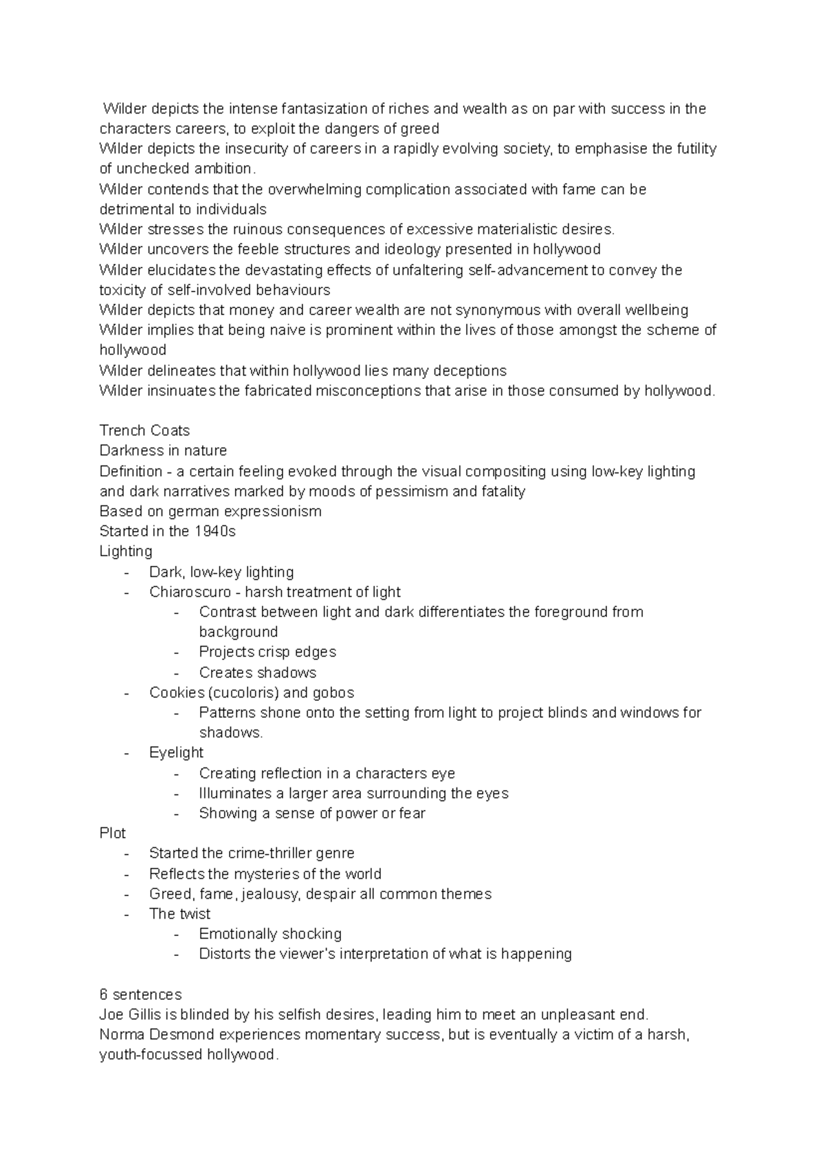 12 English Notes and Practices - Wilder depicts the intense ...