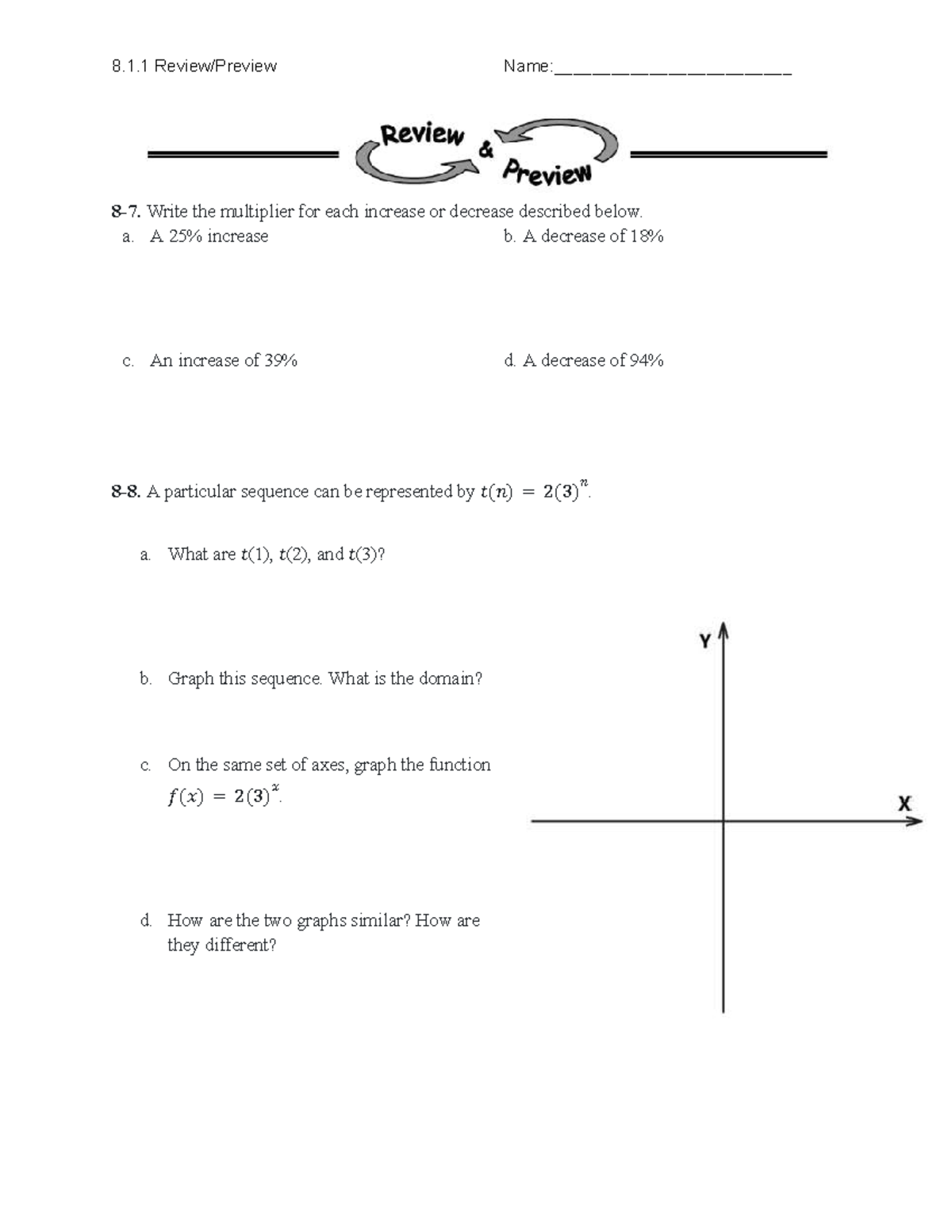 Math 8 - Understanding Graphs and Linear Models Analysis - Studocu