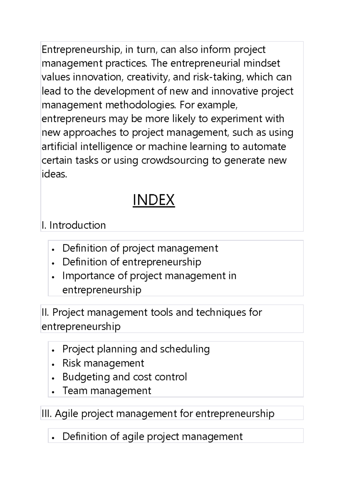 Project Management & Entrepreneurship: Strategies and Case Studies ...