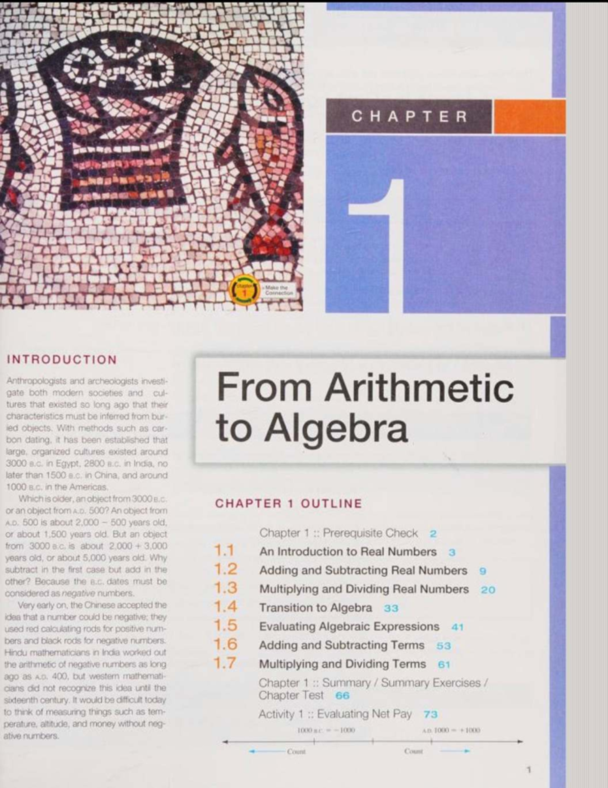 CHAPTER 1: From Arithmetic to Algebra - Introduction and Key Concepts ...