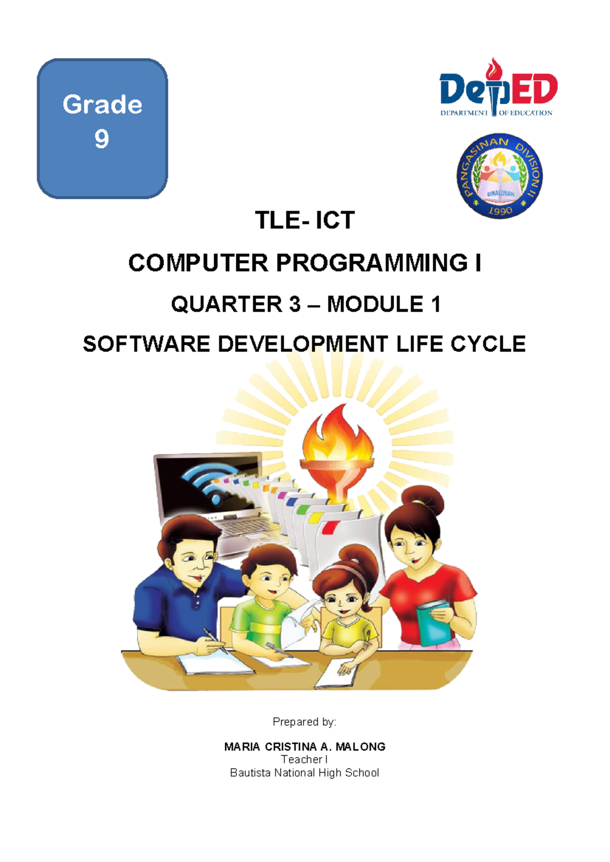 Q3 G9 Computer Programming: Understanding Software Development Life Cycle - Studocu