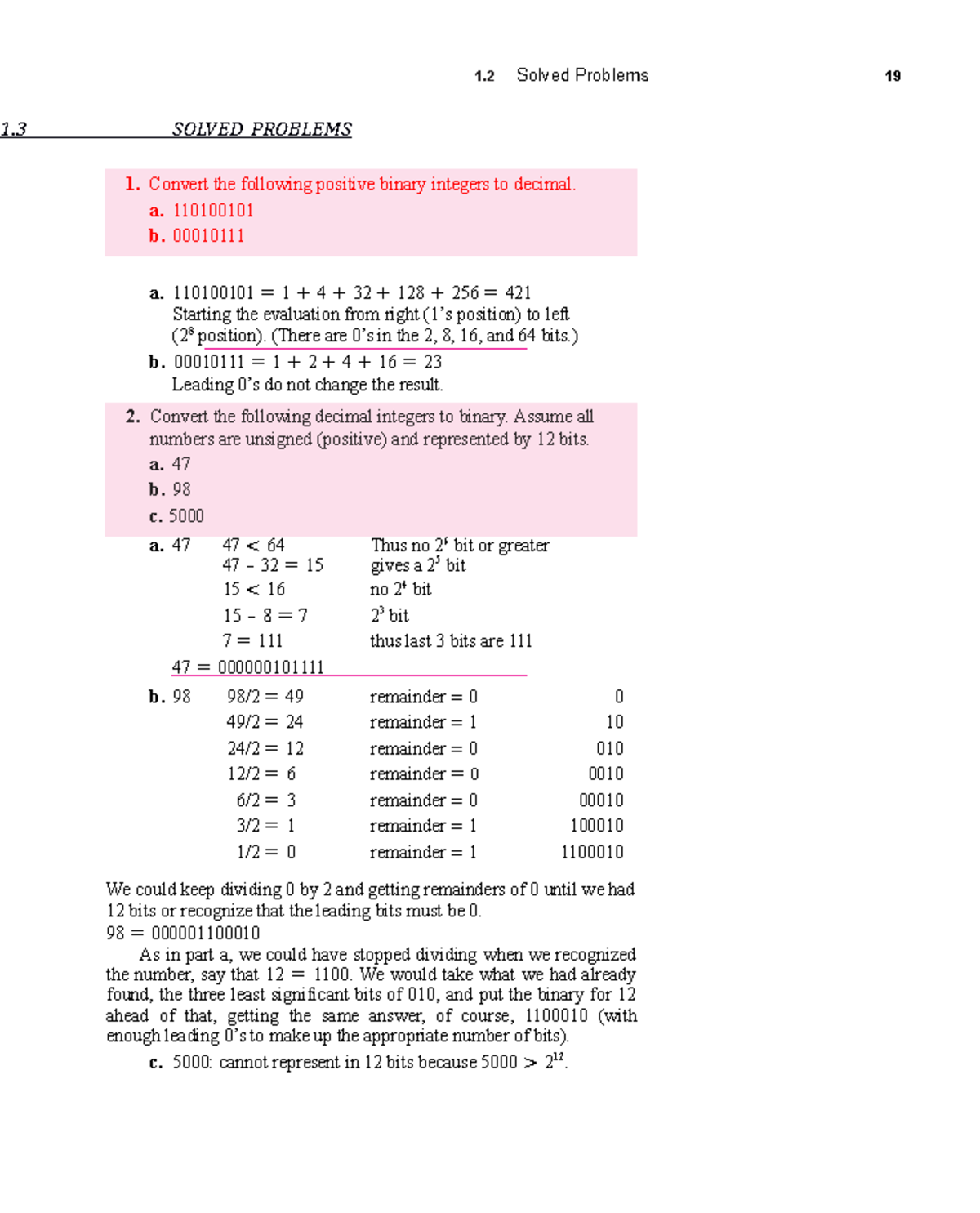 Solved Problems and Answers for Chapter 1 (CS 101) - Studocu