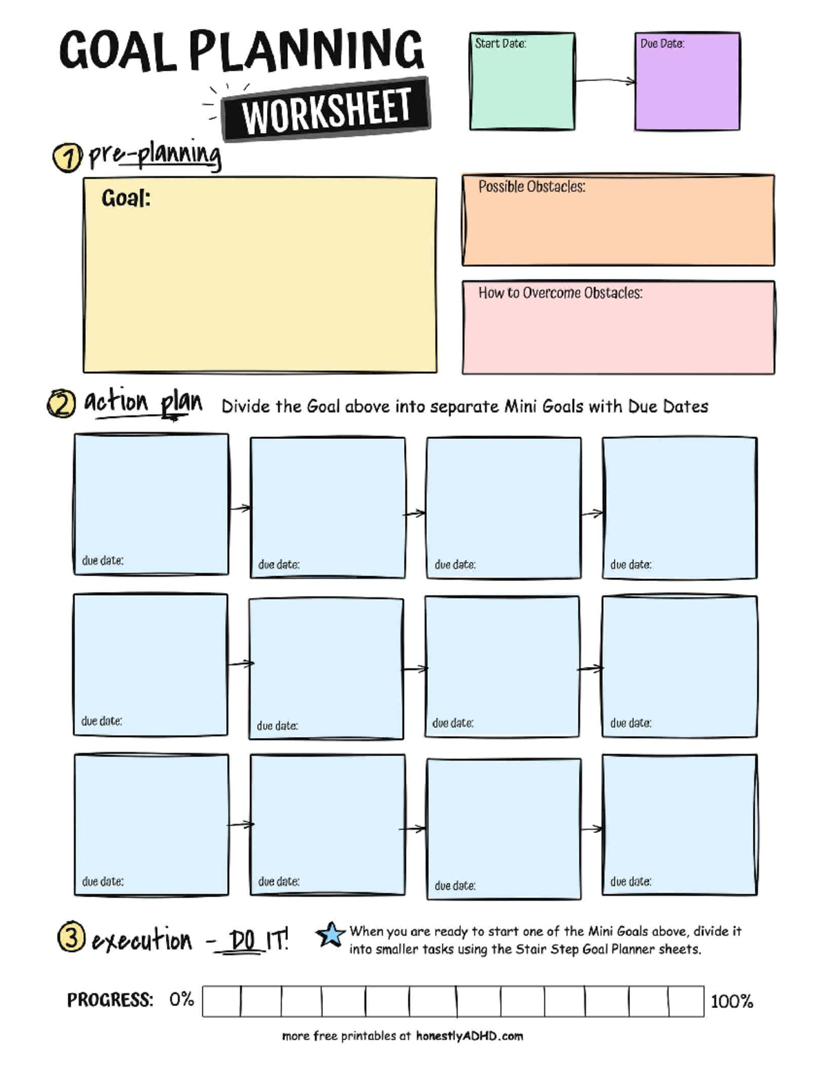 GOAL PLANNING WORKSHEET: 17 Free Worksheets for Success - Studocu