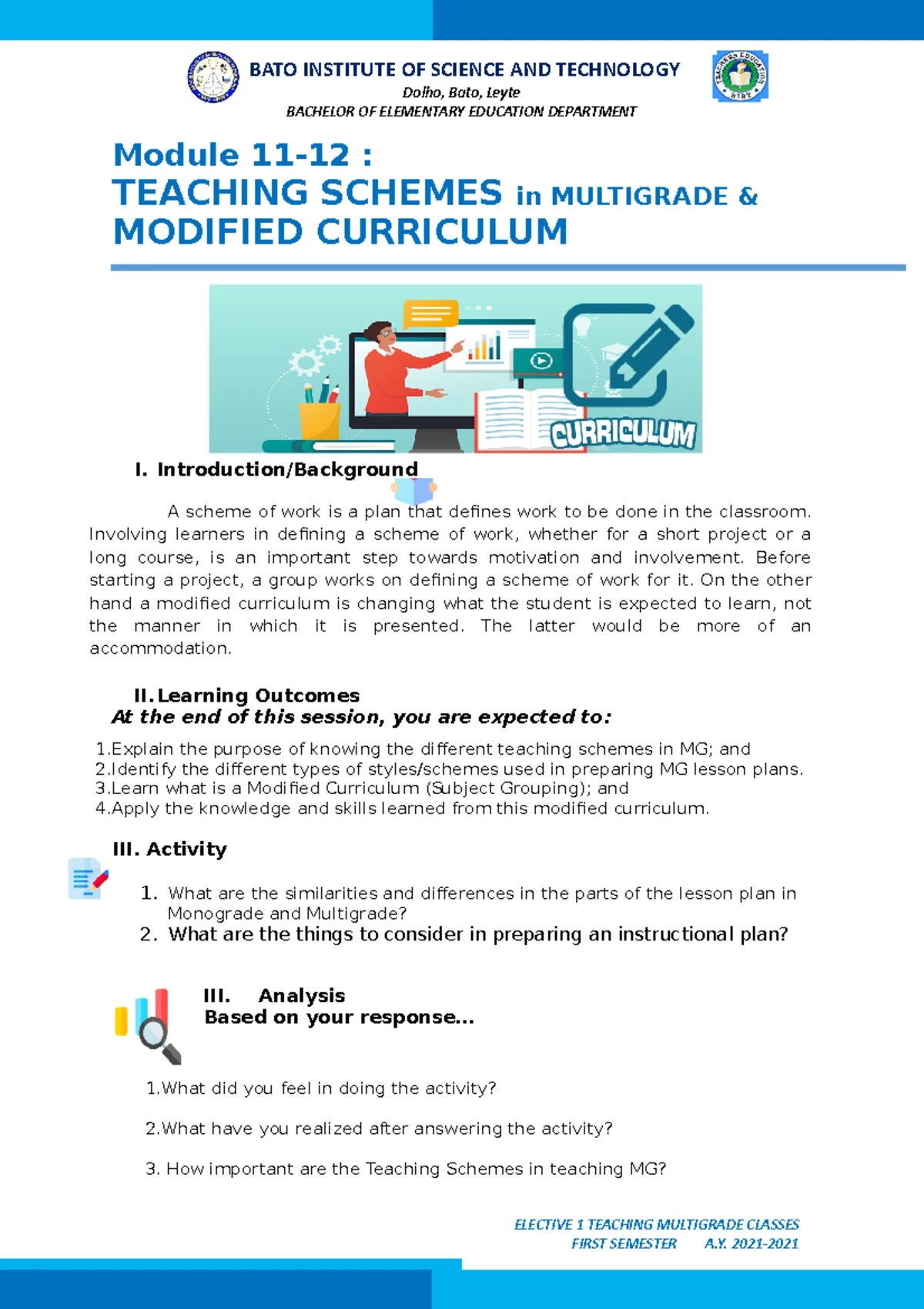 Week 1 Modyul 1 Fs PL Tek.Bok - 12 Filipino sa Piling Larang (Tech-Voc) Unang Markahan – Modyul ...