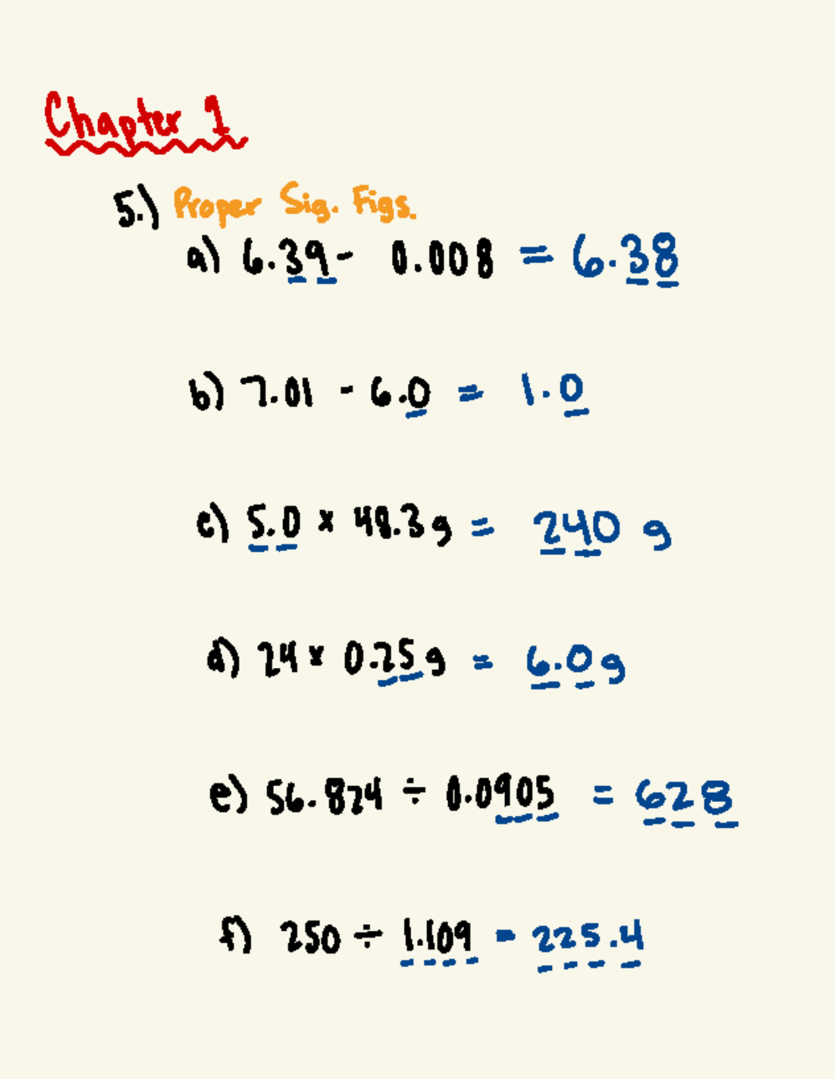 Proper Significant Figures: Homework 1 Analysis and Explanation - Studocu