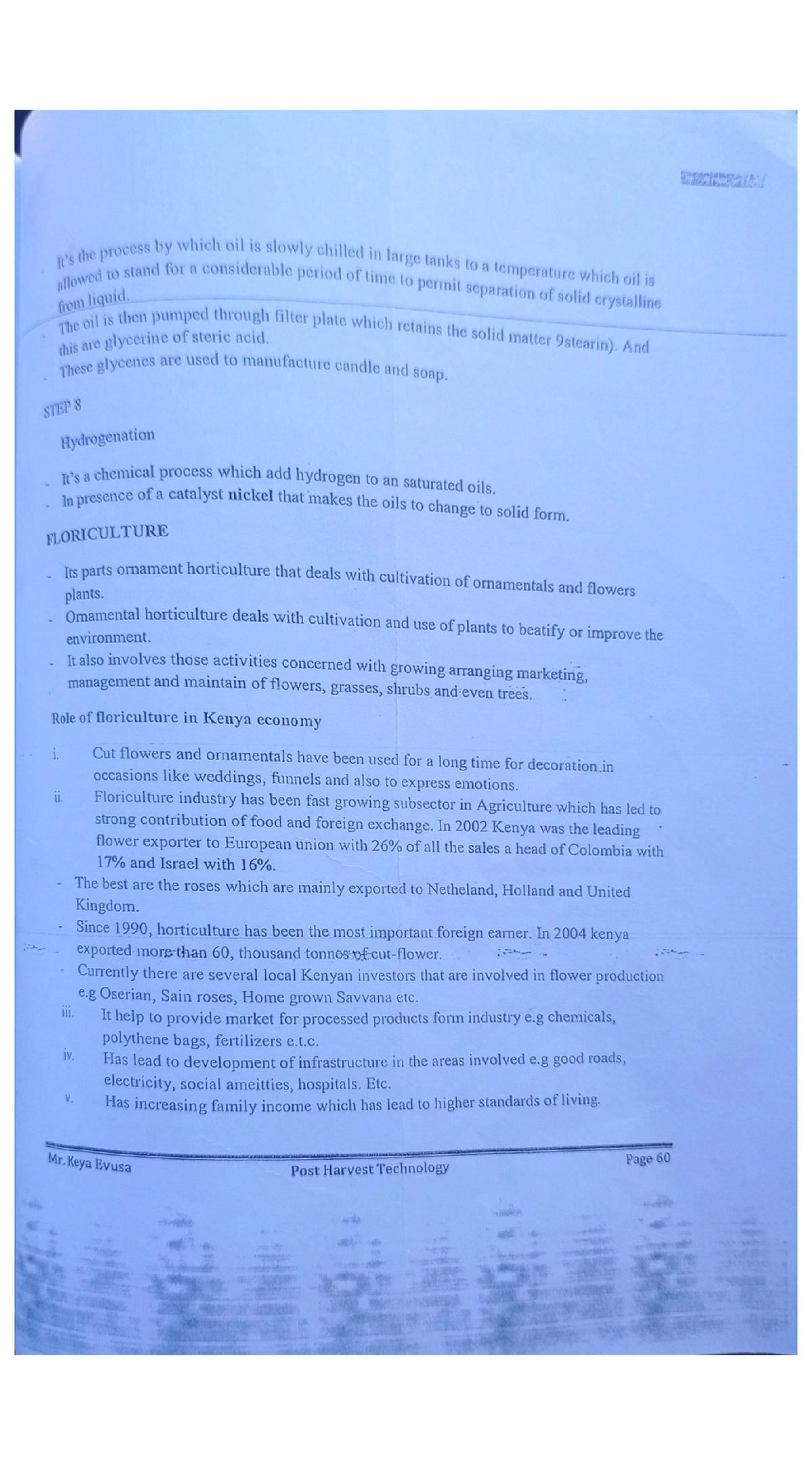 CP 101: Detailed Notes on Floriculture & Oil Processing Techniques ...