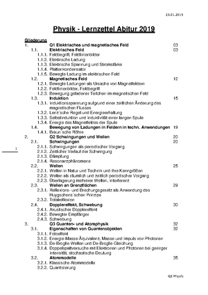 Abi Lernzettel Physik GK 2021 - ABITUR LERNZETTEL Physik GK 2021 DAVID ...