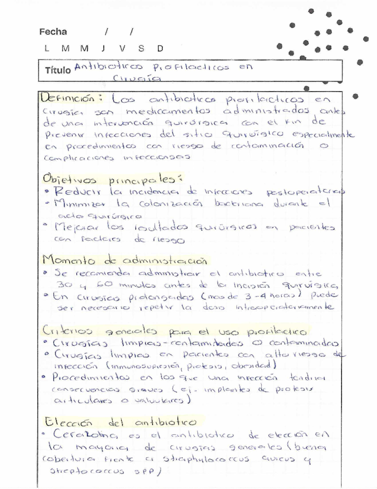 Antibiotics Prophylaxis in Surgery: Definition and Guidelines - Studocu