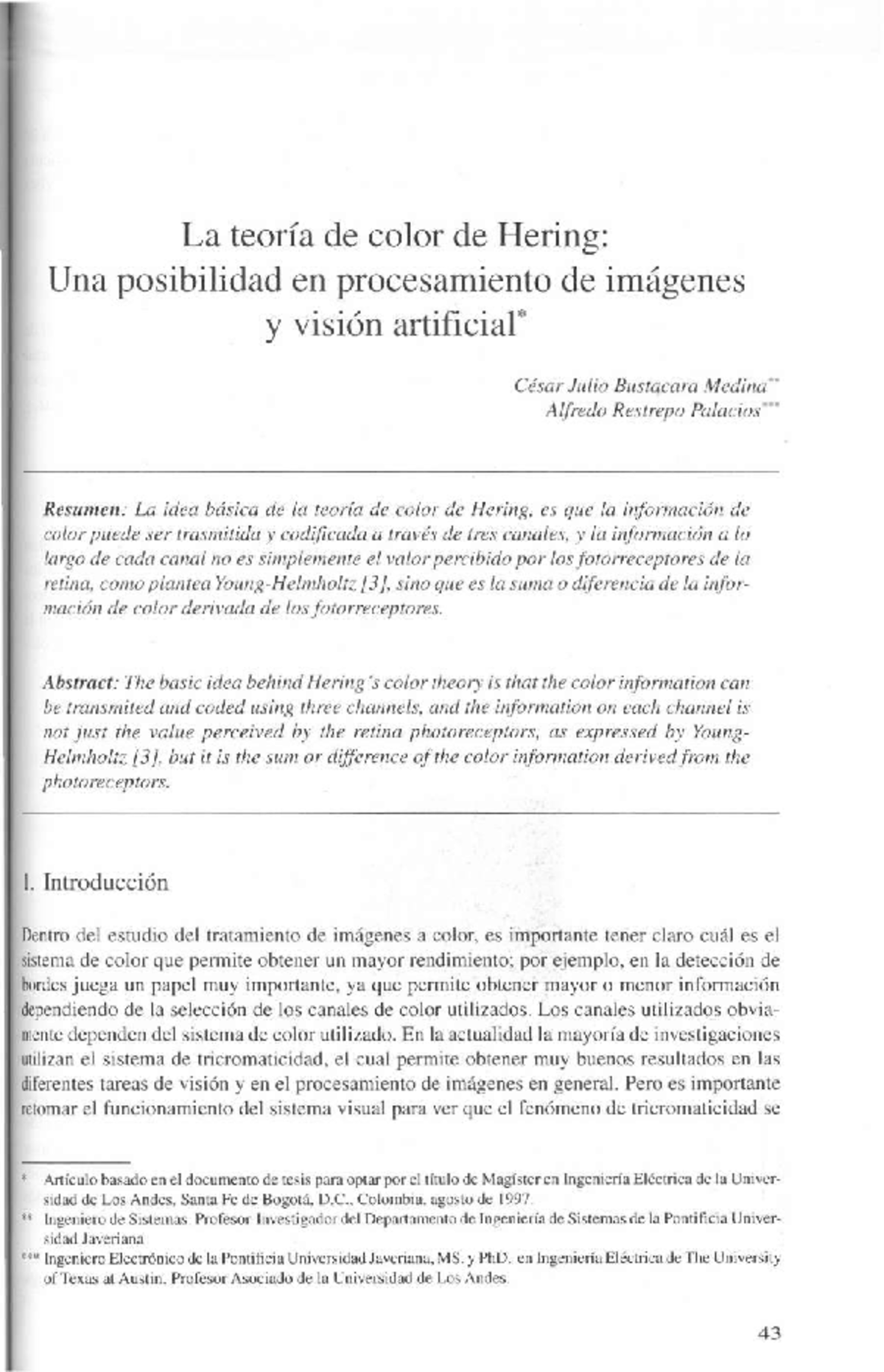 Teoría del Color de Hering - La teoría de color de Hering: Una ...