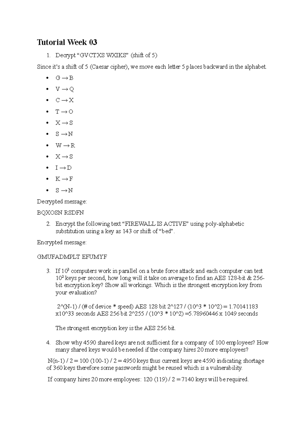 S11231155 Lab03 - Encryption Techniques and Key Analysis - Studocu