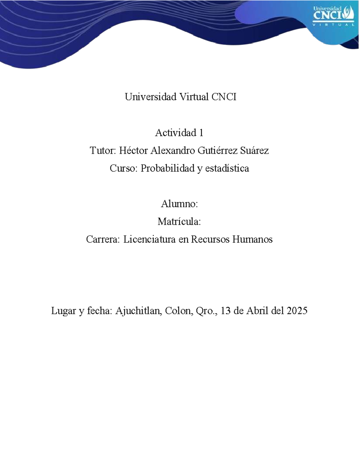 Actividad 1 - Tríptico y Mapa Conceptual de Estadística (Probabilidad y ...