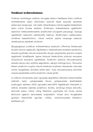 Umshado wesizulu - ium - ZULM102 - umshado wesintu By: NGCEBO DLAMINI ...