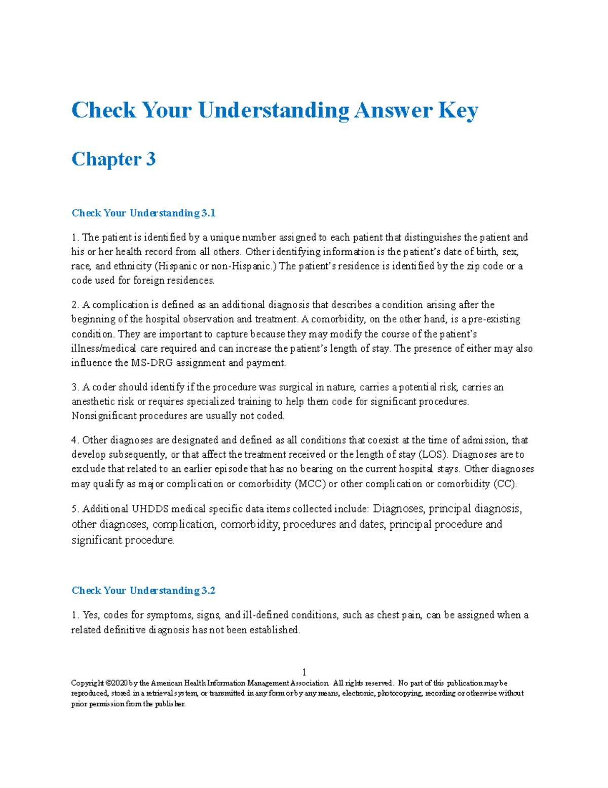 Ch03.CYU - Answer Key - Check Your Understanding Answer Key Chapter 3 ...