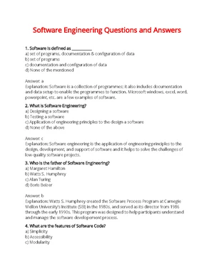 Bonga U Model-exam - model questions for computer science exit exam ...