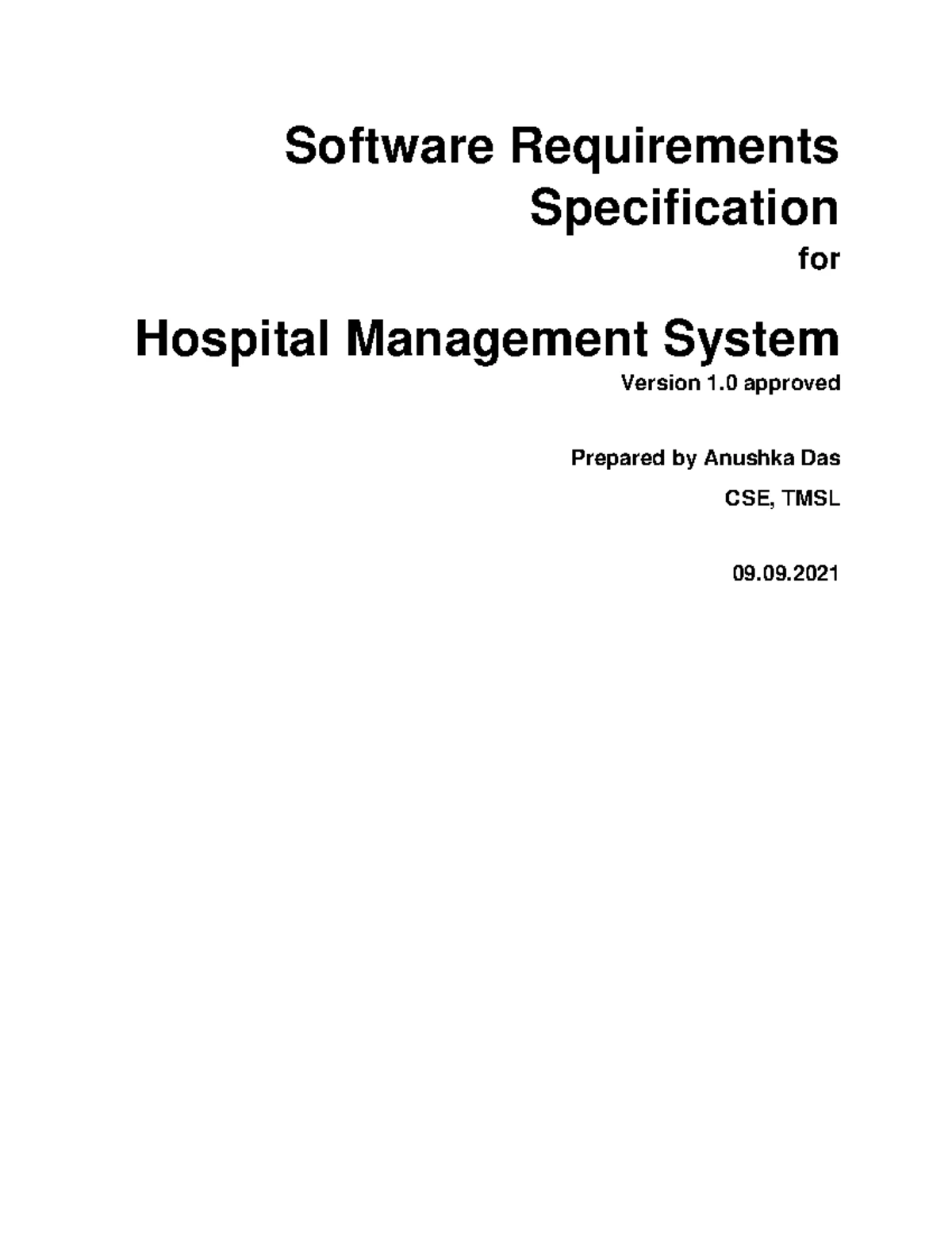 ONLINE FOOD ORDERING SYSTEM SPMP: Project Management Plan Overview ...