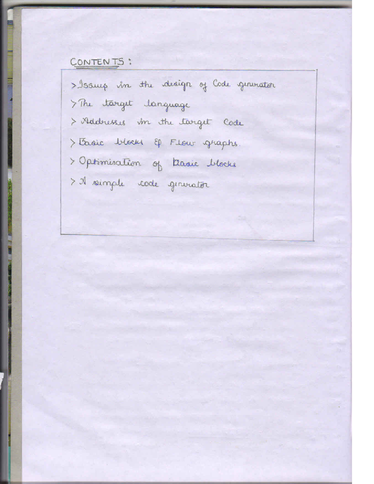 CD-M5 2 - Compiler Design: Code Generation and Optimization Techniques - Studocu