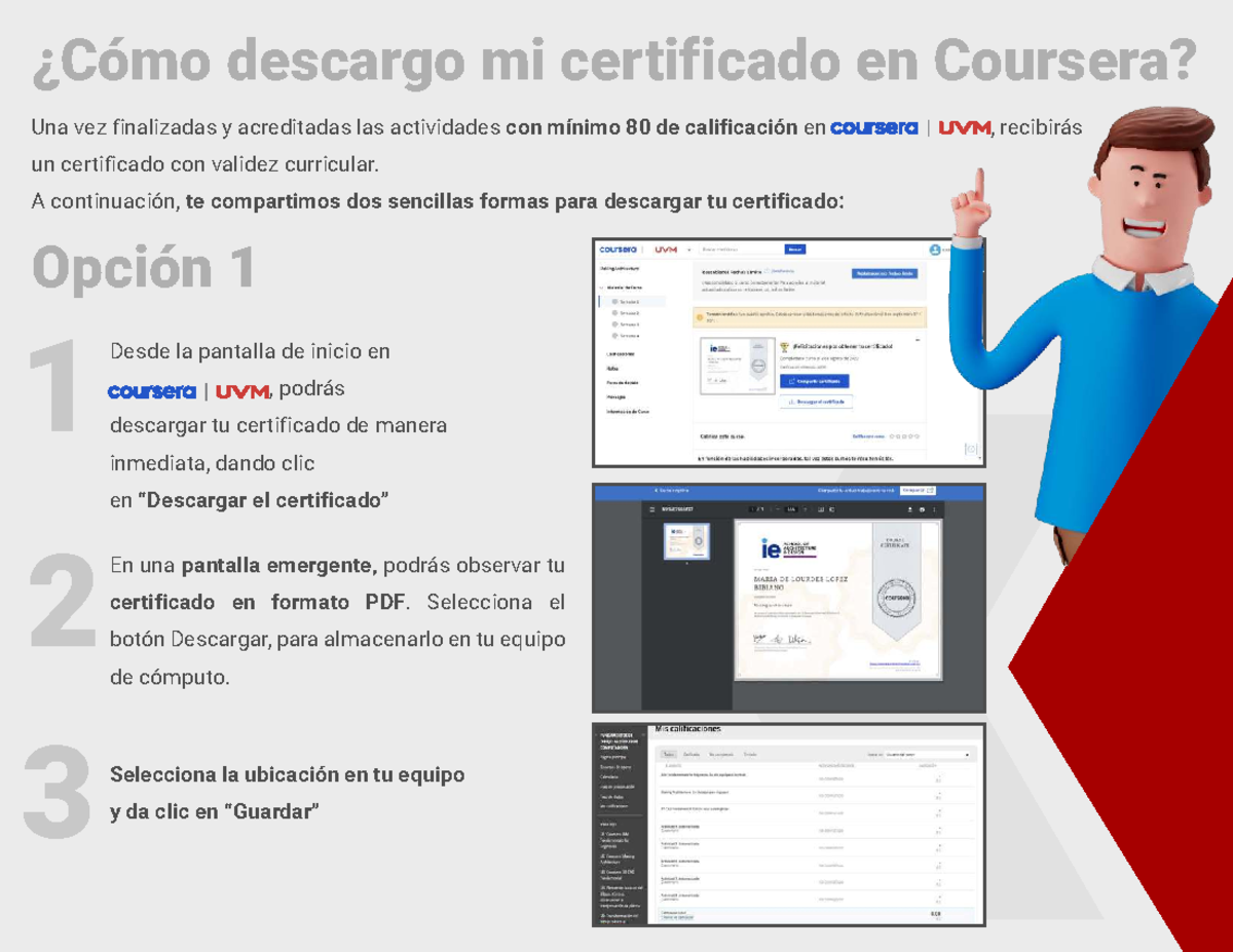 Guía para Descargar Certificado de Coursera: Pasos Esenciales - Studocu