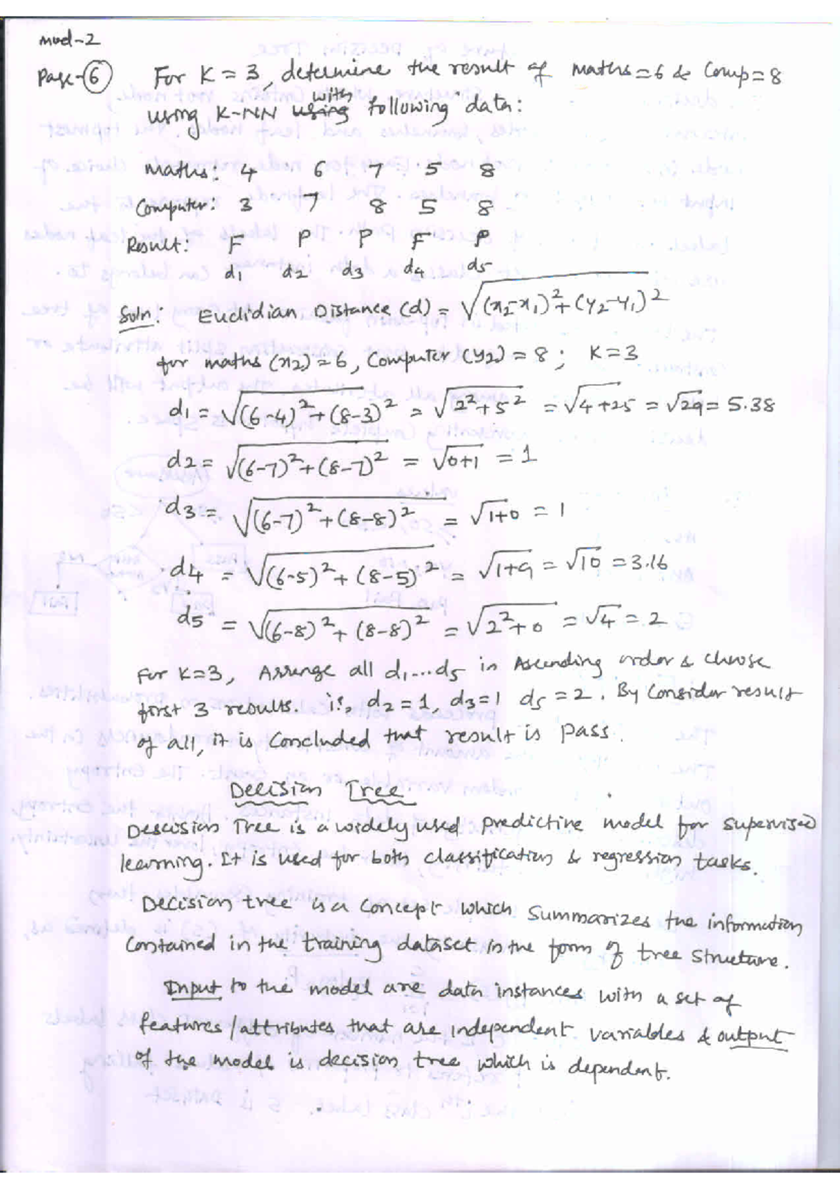 Mod 2 Part 2 - Machine Learning Notes: Decision Trees & Random Forests ...