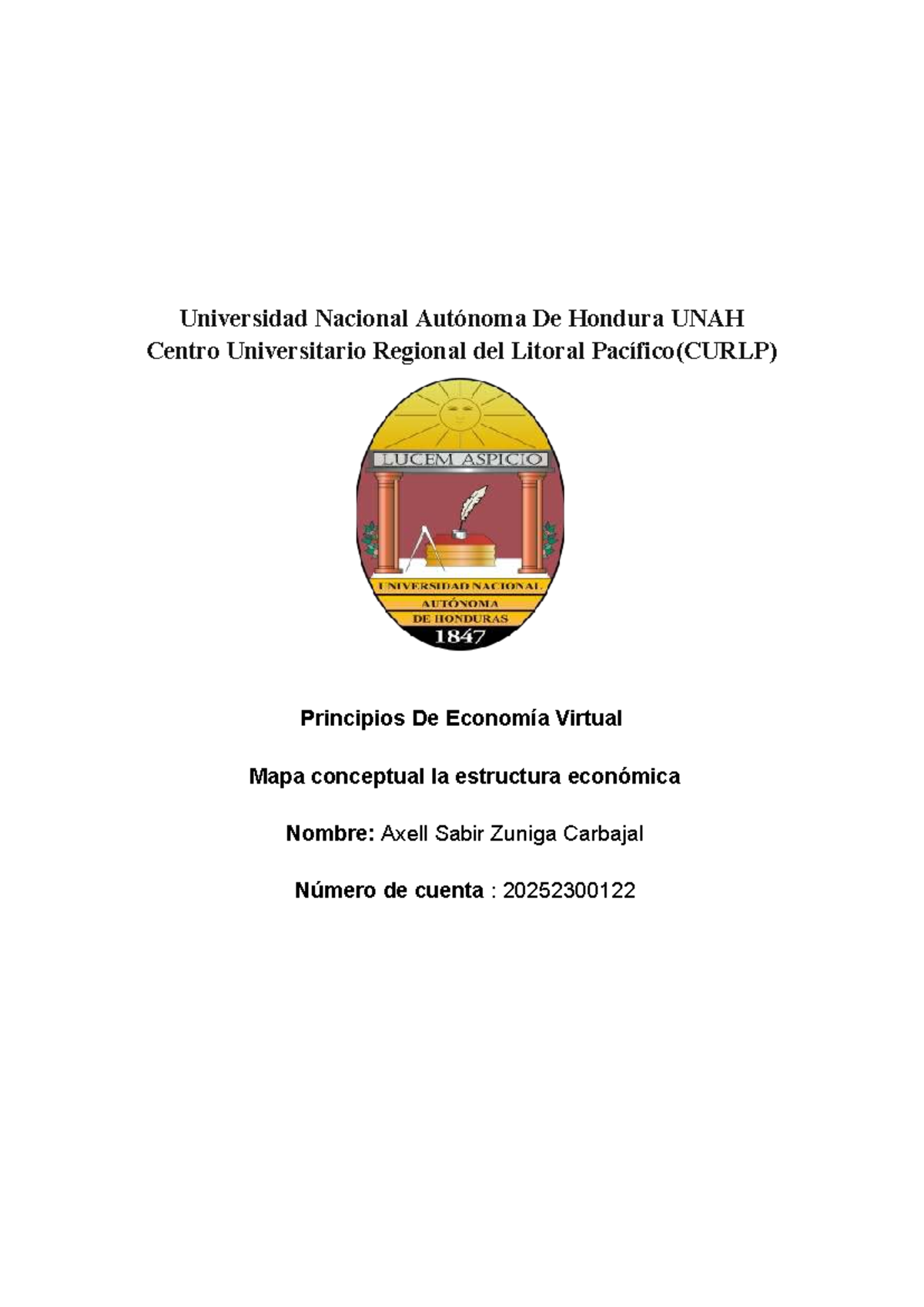 Mapa Conceptual de Principios de Economía - UNAH CURLP - Studocu