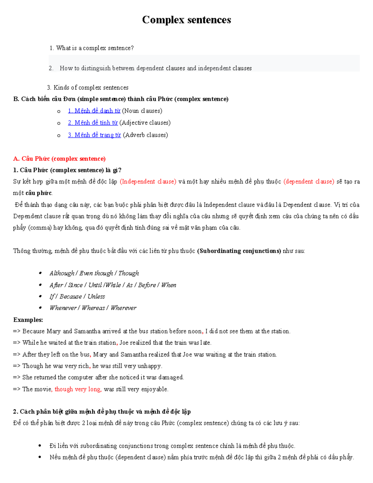 Vietnamese Complex Sentences: Understanding & Transformation Techniques ...