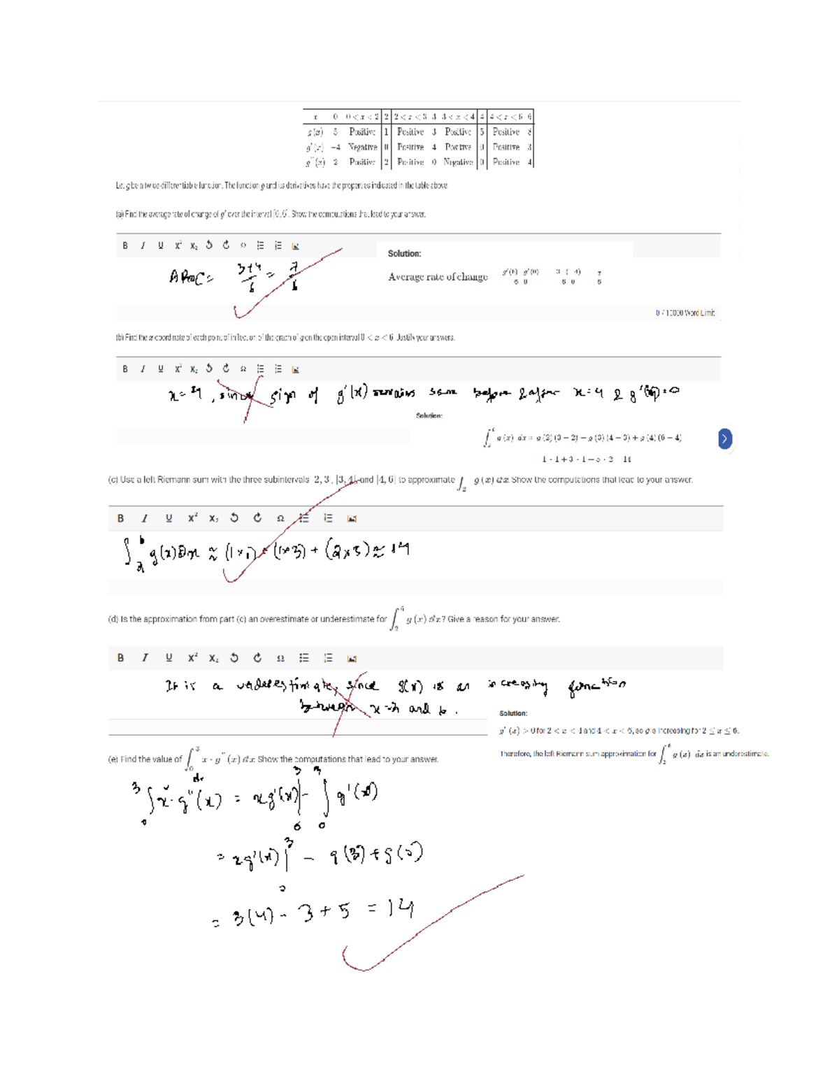 BC FRQ Practice Questions and Solutions - Studocu