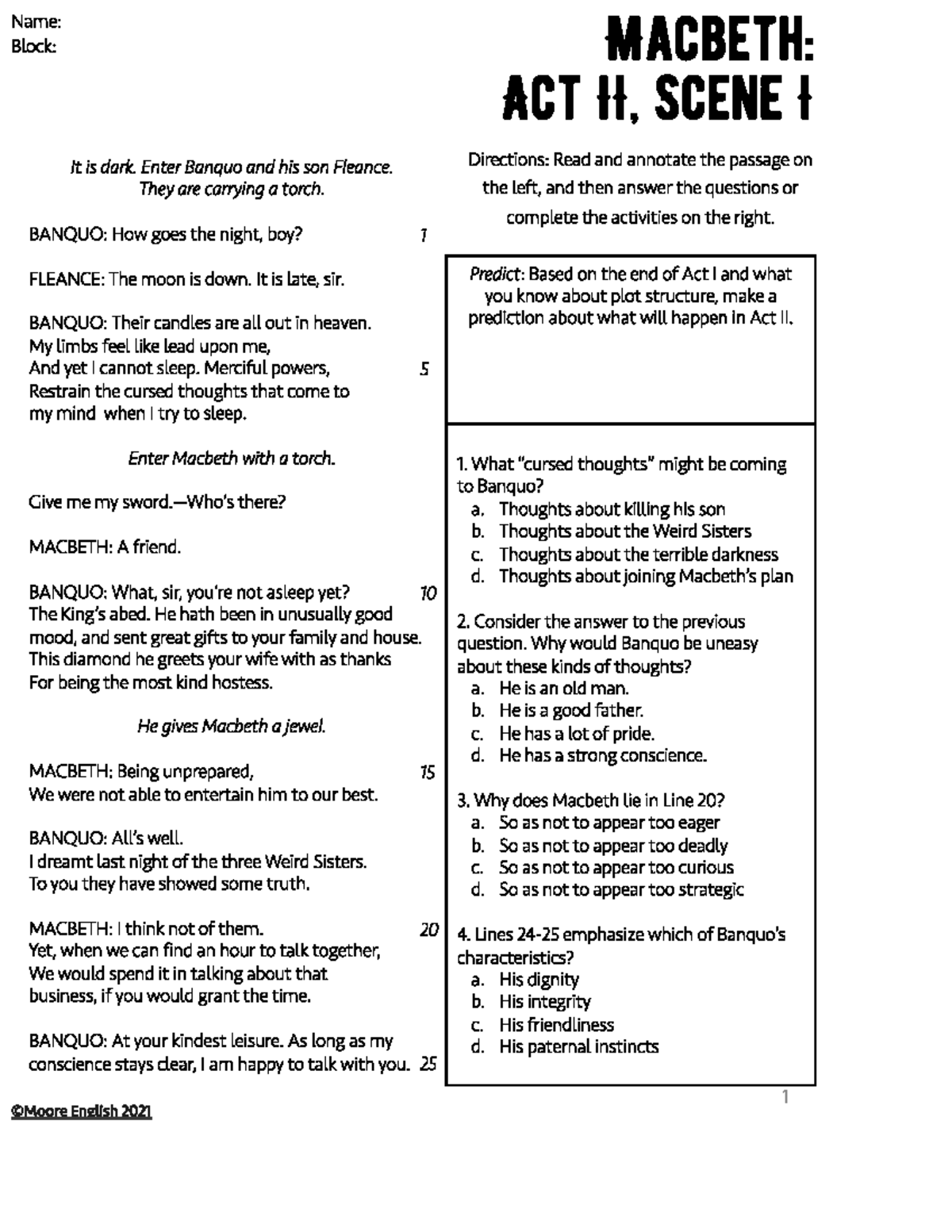 Final Exam Study Guide for Course APznzaae_rHoxJu - Name: Block ...