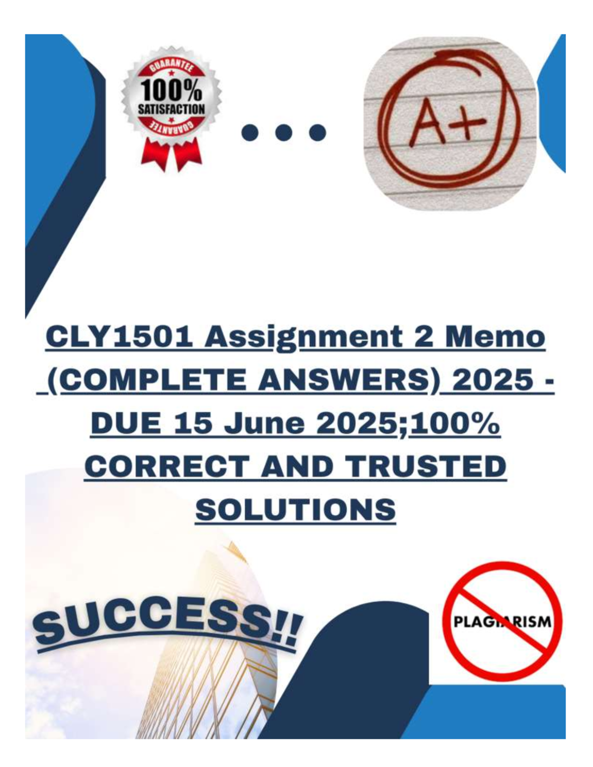 CLY1501 Assignment 2: Comprehensive Memo on Literacy Concepts and ...