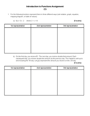 Mathematics - Grade: 11 - High School - Canada - Studocu