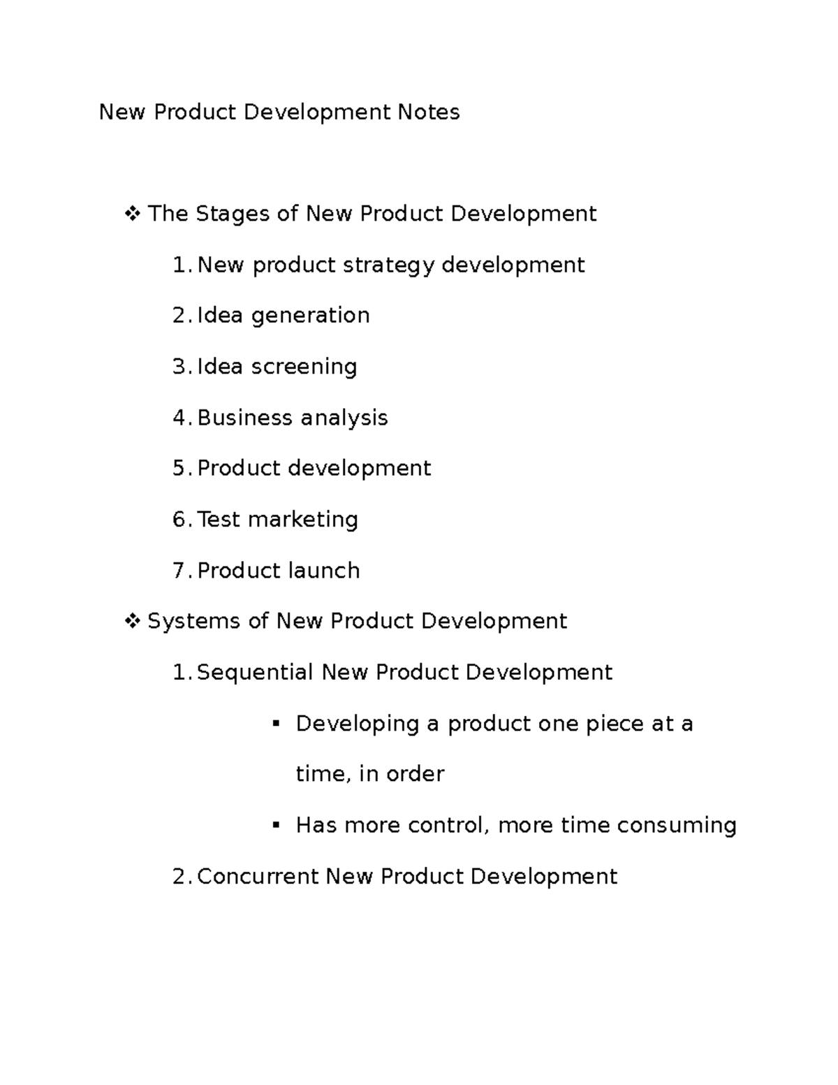 New Product Development Notes - New product strategy development 2 ...